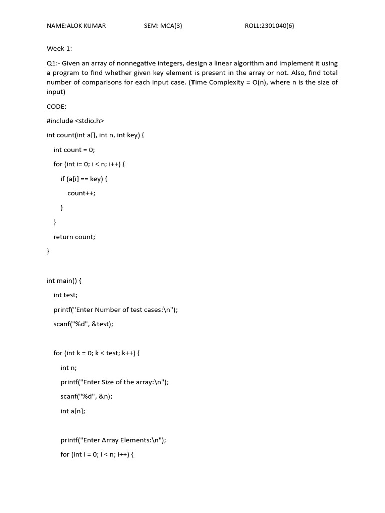 DAA | PDF | Time Complexity | Computer Science DAA | PDF | Time Complexity | Computer Science
