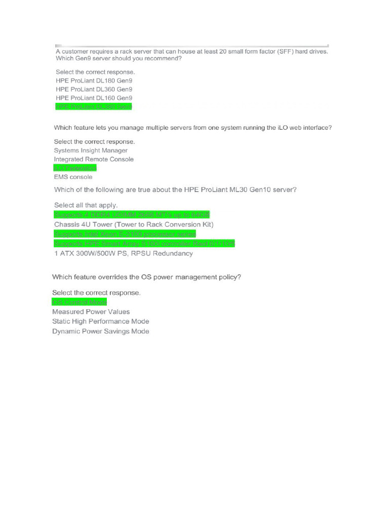 HP Proliant Test | PDF