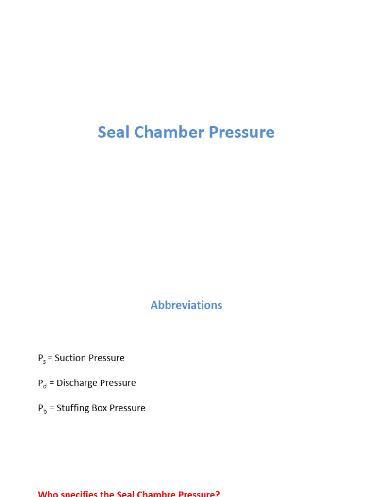 Understanding Stuffing Box Pressure | PDF | Pump | Mechanical Engineering