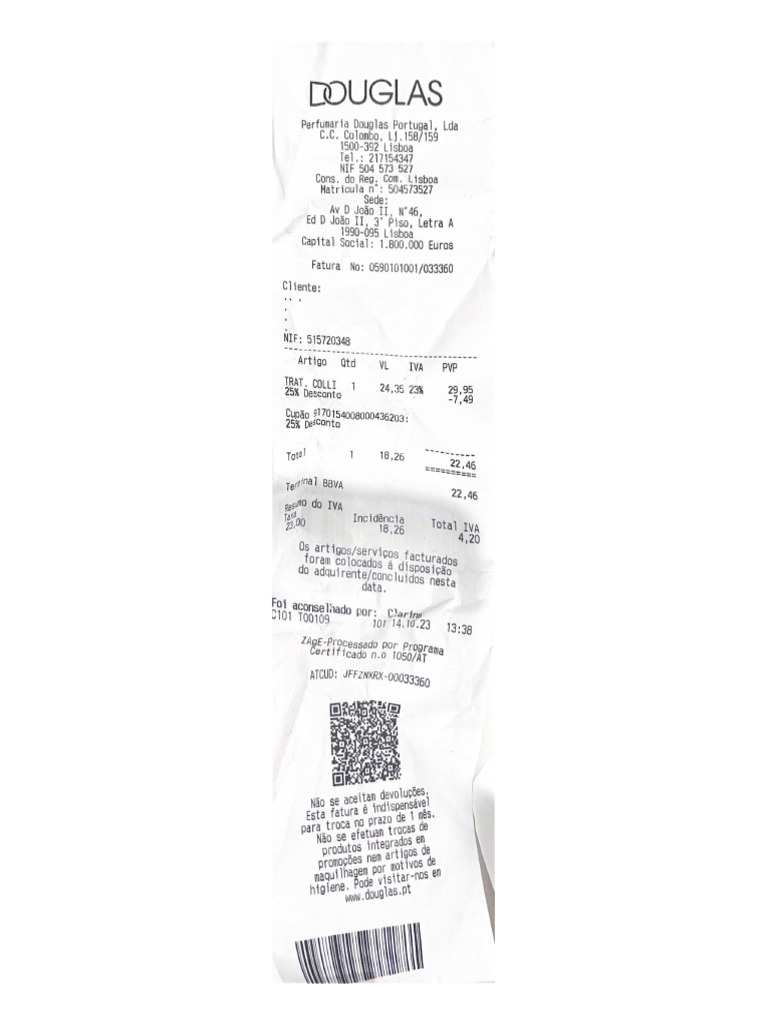 Perfumaria Douglas Portugal, Lda | PDF