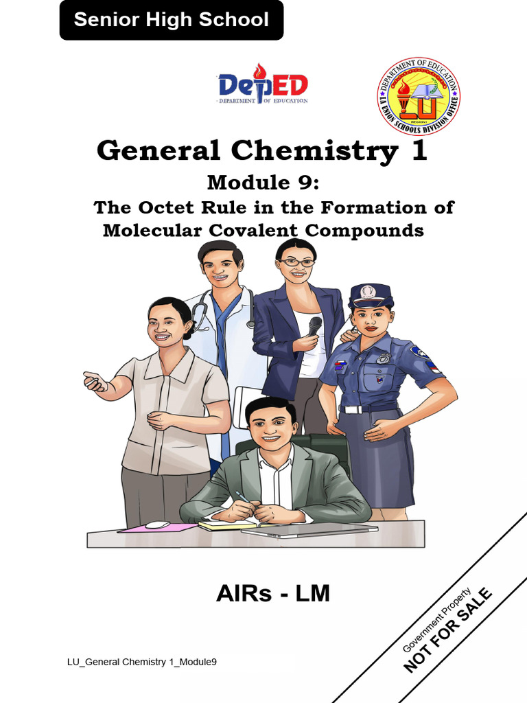 Quarter 2 - General Chemistry 1 - M9 - V2 | PDF | Chemical Bond | Covalent Bond