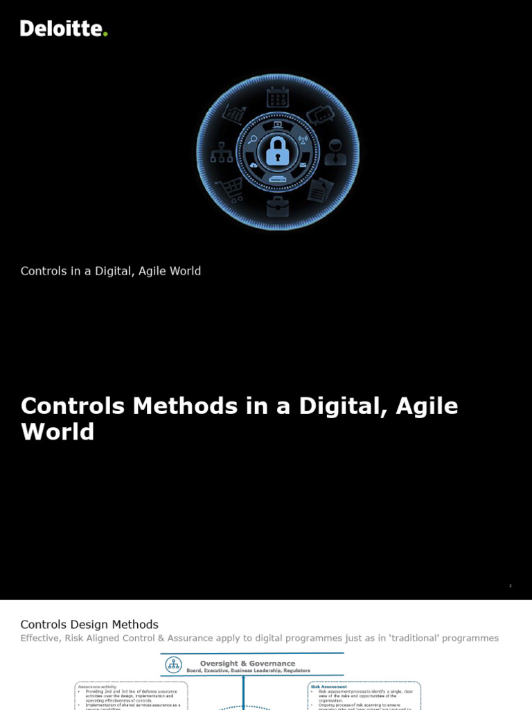 Deloitte Uk Controls in A Digital Agile World Nov 2020 | PDF | Agile ...