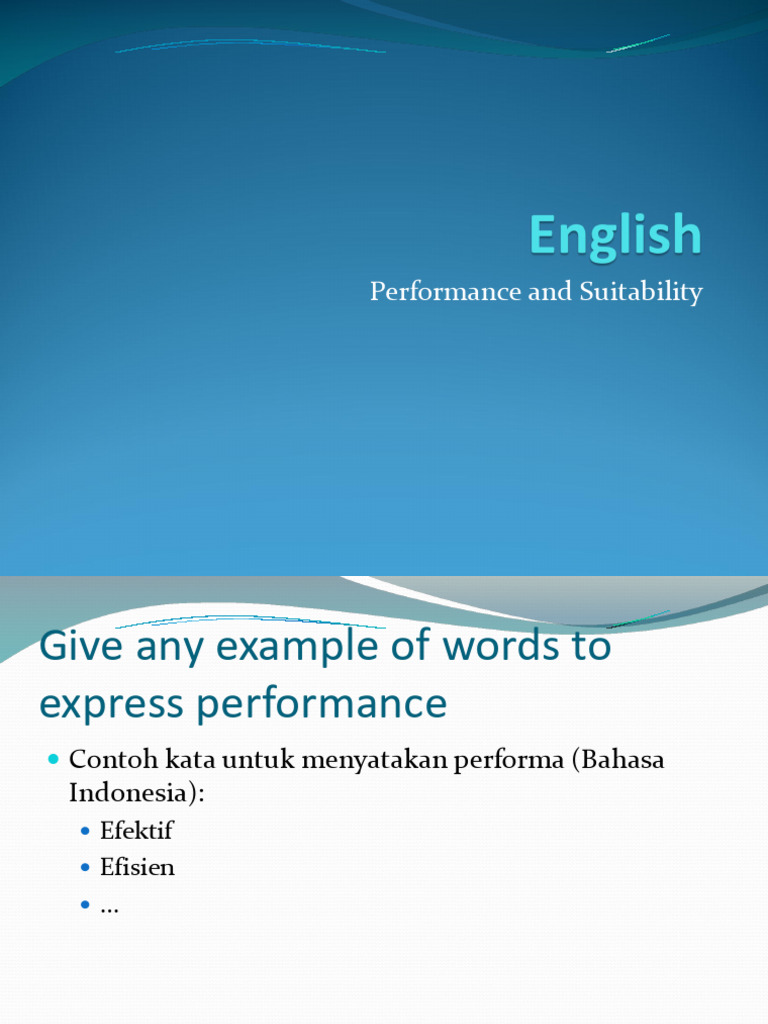 11 Performance And Suitability Pdf