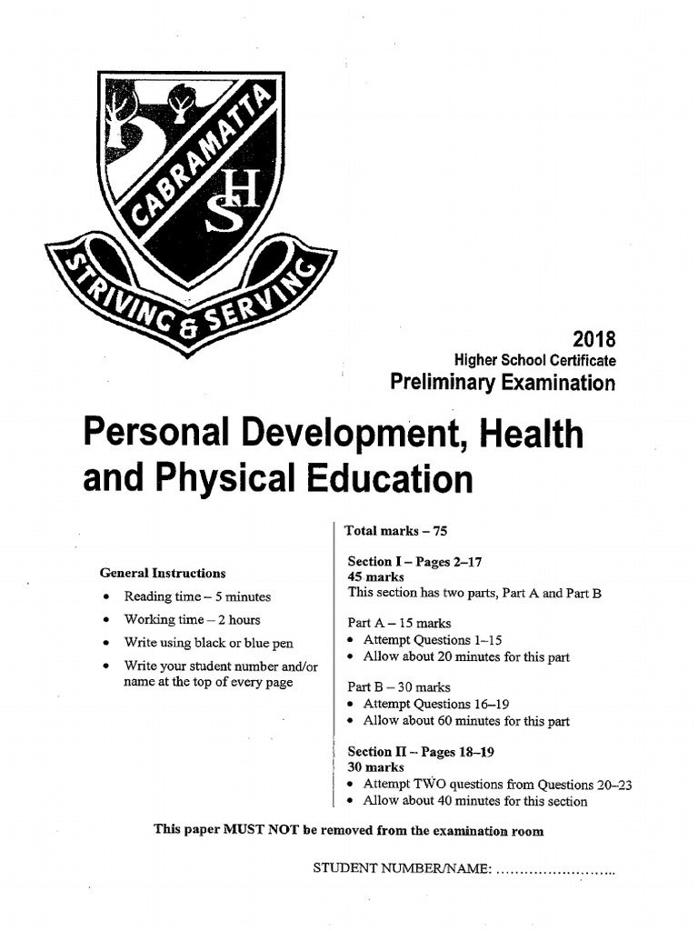 2018 Prelim Exam | PDF