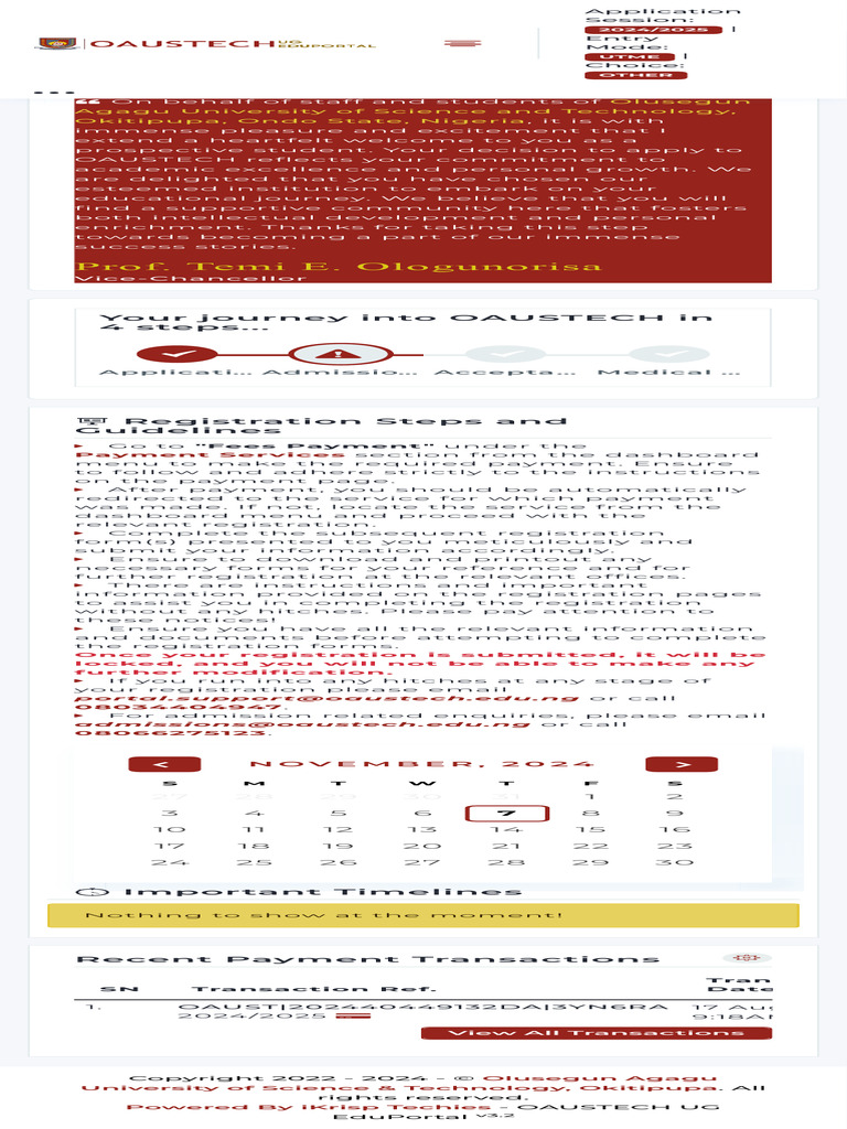 OAUSTECH UG EduPortal - v3.2 | PDF | Business Law