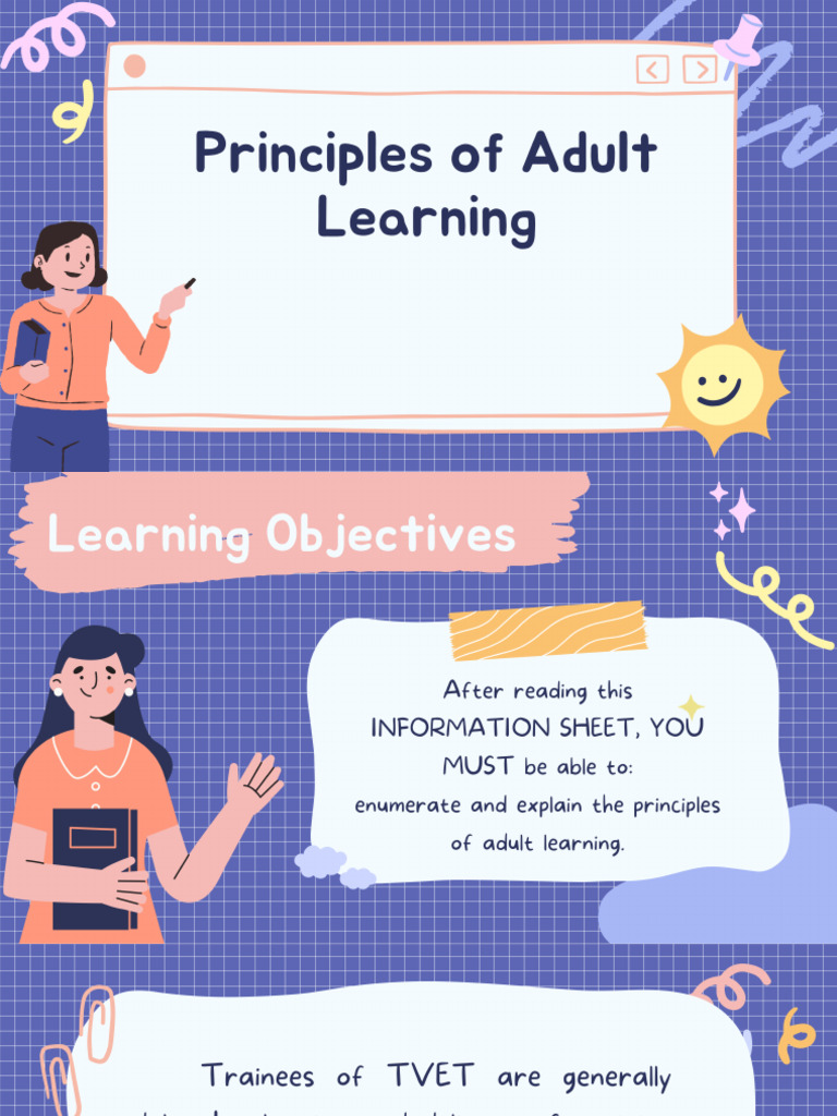 Principle of Adult Learning | PDF