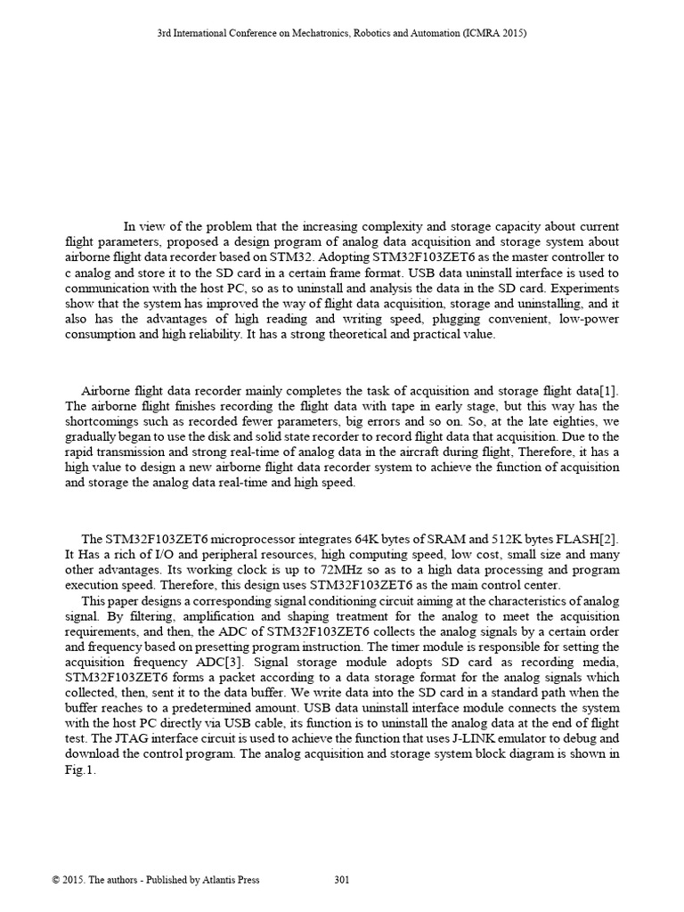 Air Flight data Recording | PDF | Analog To Digital Converter | Usb