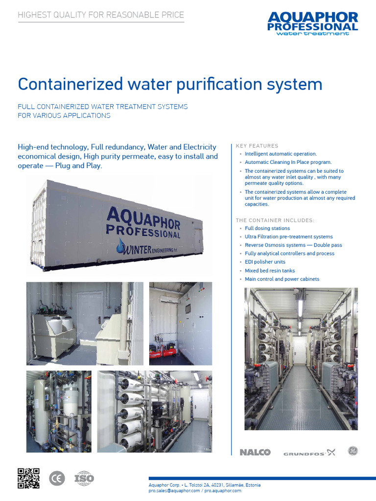 Aquaphor Container | PDF | Membrane | Water