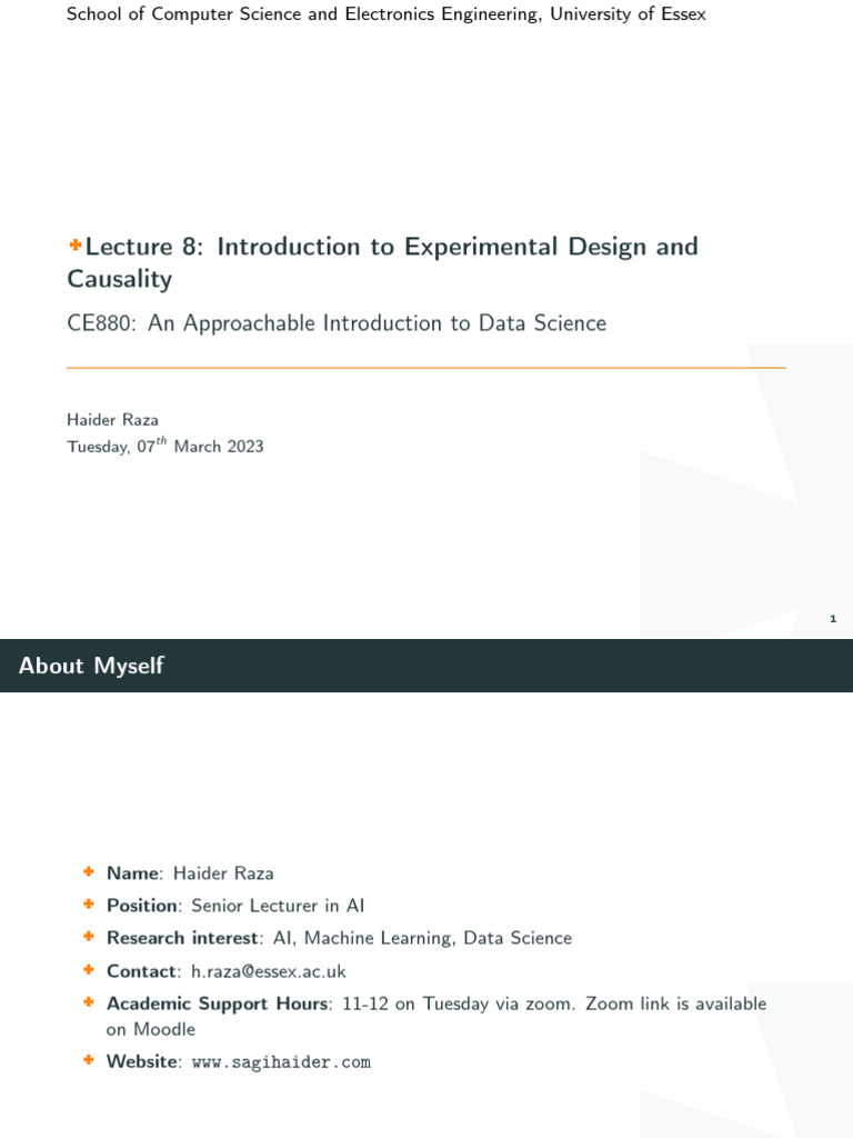 CE880_lecture8_slides | PDF | Statistical Hypothesis Testing | P Value