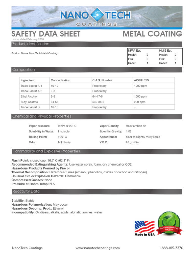 Lacquer Data Sheet From WEB | PDF | Water | Ethanol