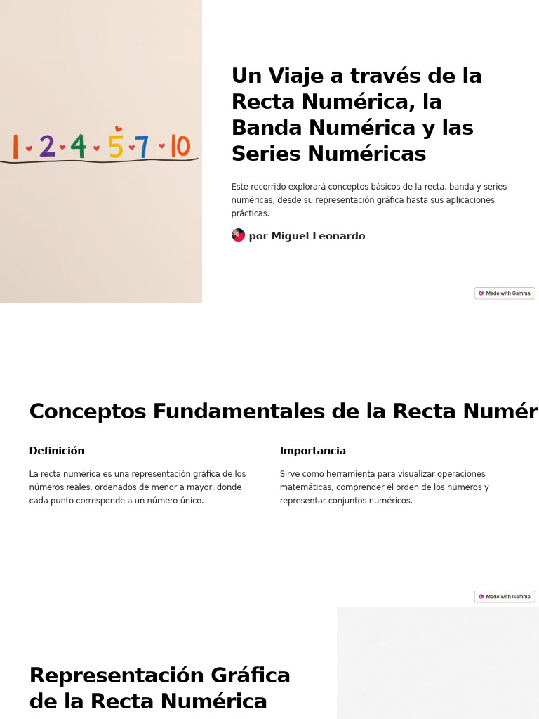Un-Viaje-a-traves-de-la-Recta-Numerica-la-Banda-Numerica-y-las-Series-Numericas | PDF | Números ...