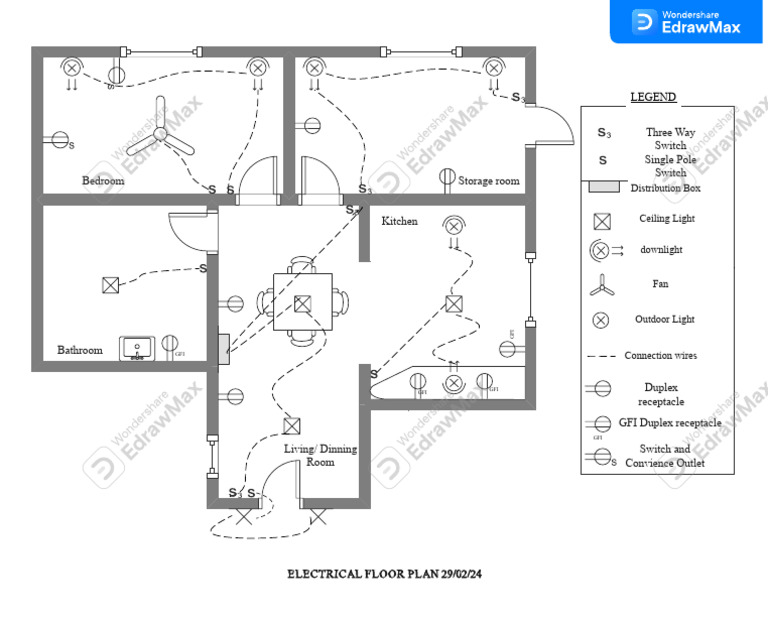 Residential Electrical Layout | PDF