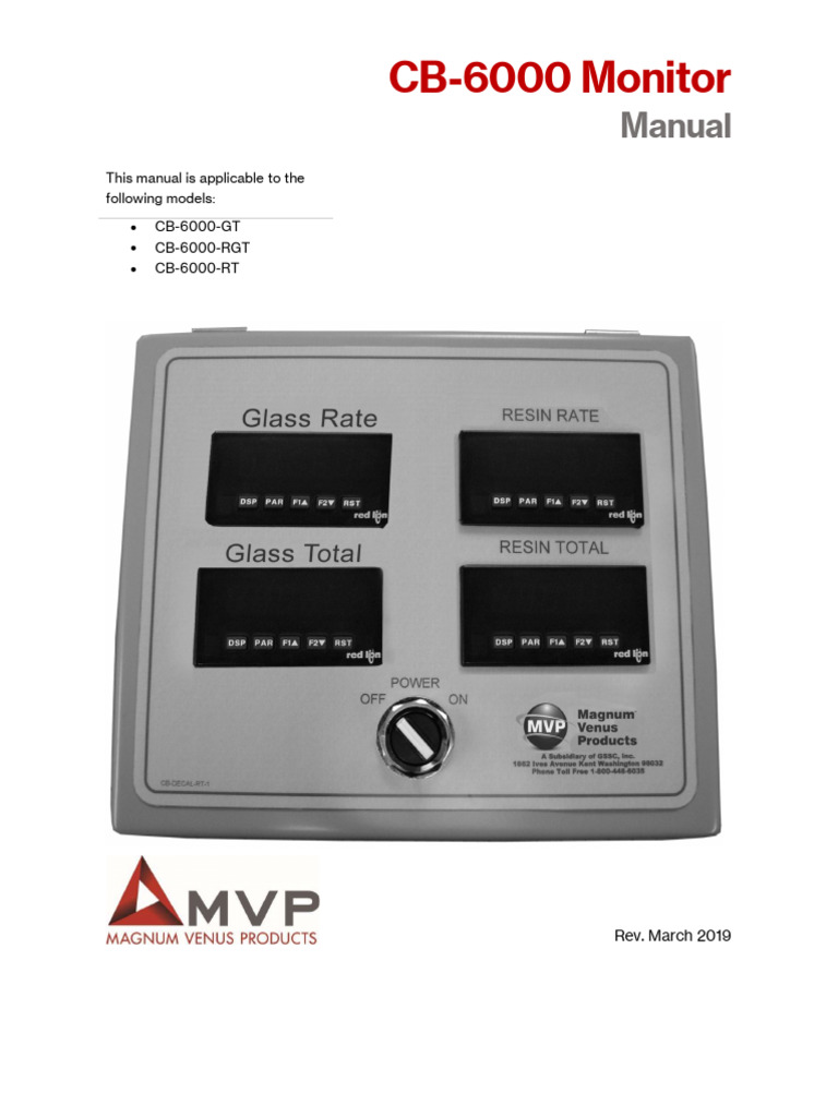 7.3.7 CB 6000 Monitor Manual | PDF | Personal Protective Equipment ...