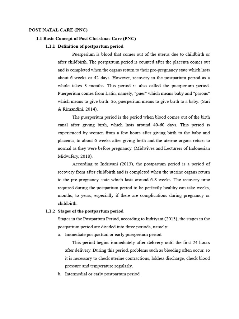 MATERI PNC | PDF | Postpartum Period | Childbirth