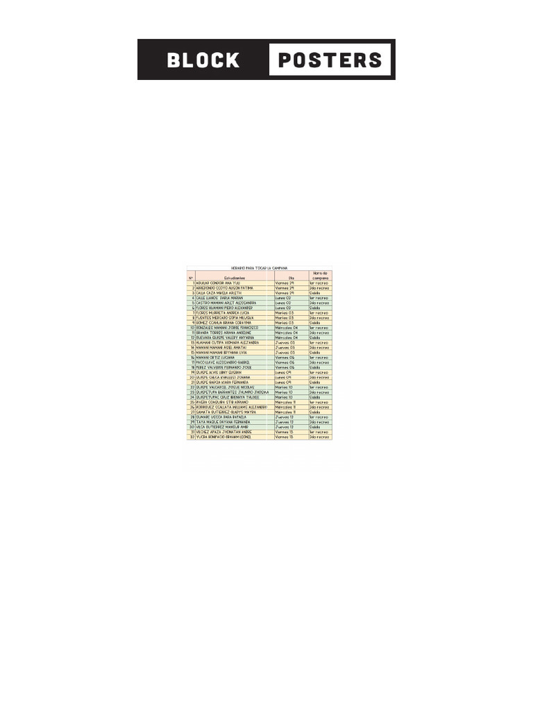 Create A4 Portrait Block Poster | PDF