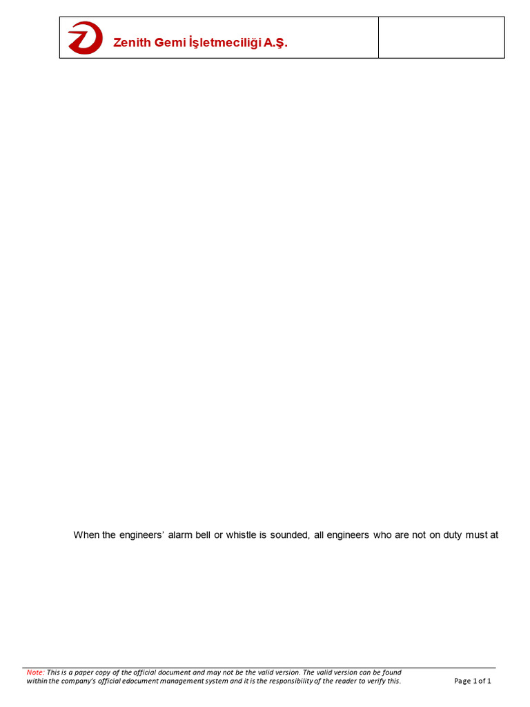 Engine Room Safety Regulations Guide | PDF | Valve