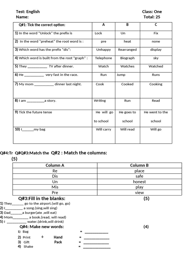English Test[1] | PDF