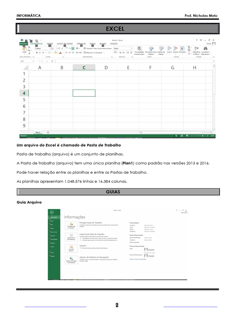 APOSTILA EXCEL | PDF | Microsoft Excel | Média