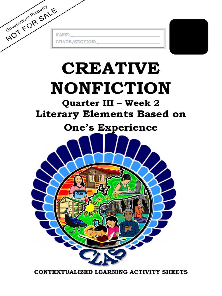 12 - Creative Non-Fiction - CLAS2 - Literary Elements Based On Oneâ S ...