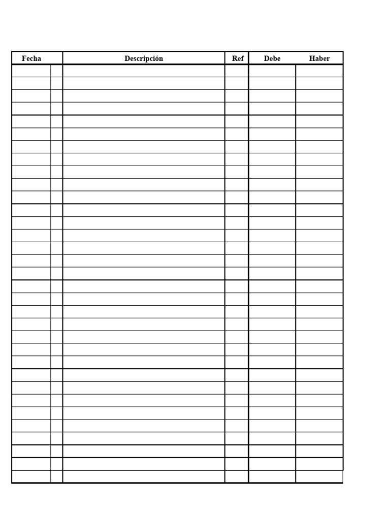 Formato Libro Diario | PDF