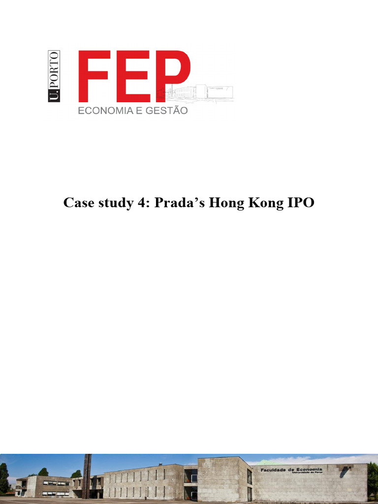 Prada pdf | PDF | Stocks | Initial Public Offering