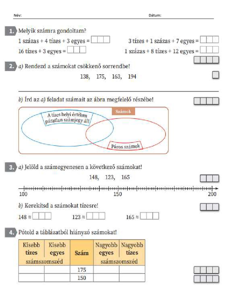 Matematika dolgozat | PDF