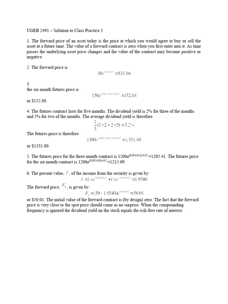 Solution To Class Practice 5 - Tagged | PDF