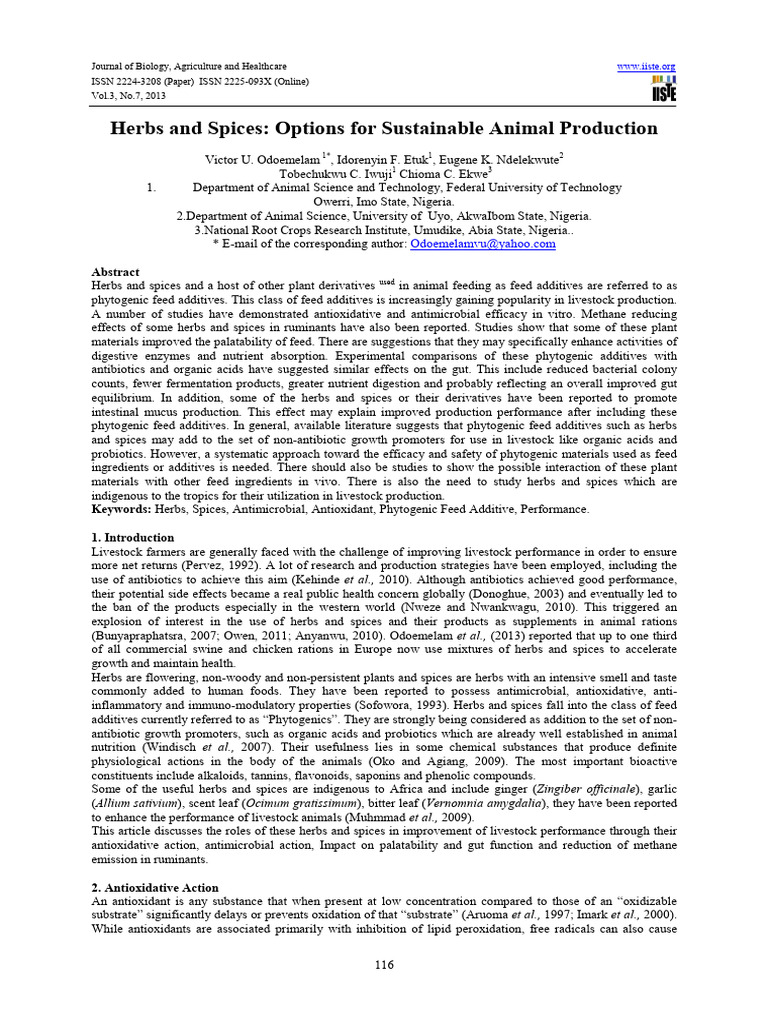 IISTE Journals June 30th Publications | PDF | Antioxidant | Radical ...