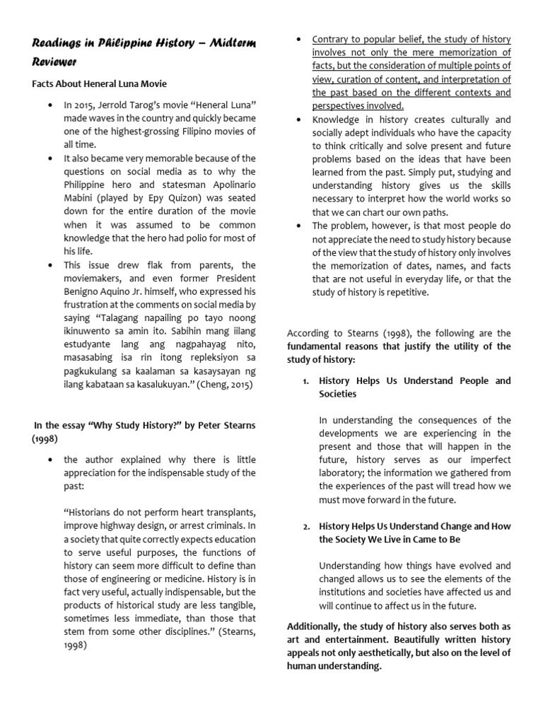 Understanding History's Relevance | PDF | Primary Sources