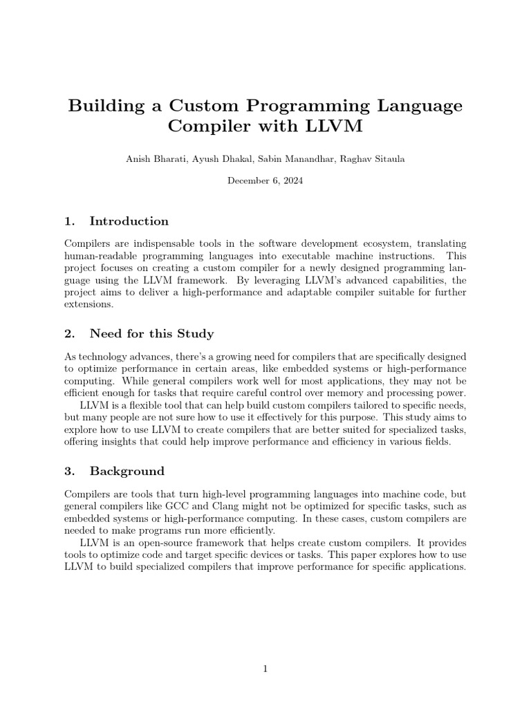 Concept Paper Compiler Design-1 | PDF | Compiler | Computer Programming