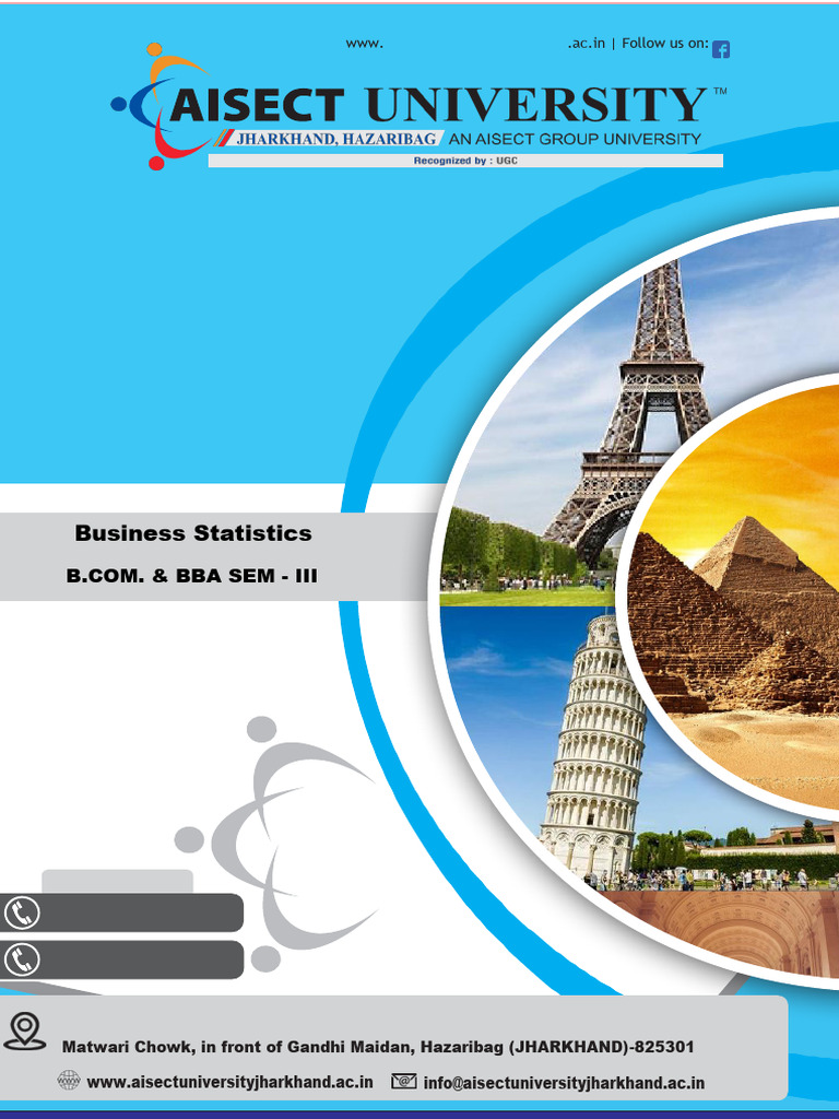 Business Statistics (B.com IIIrd & BBA IIIrd) | PDF | Statistics ...