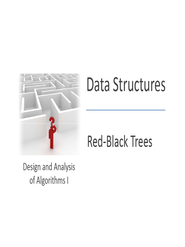 Red-Black Trees: Structure & Properties | PDF | Algorithms And Data ...