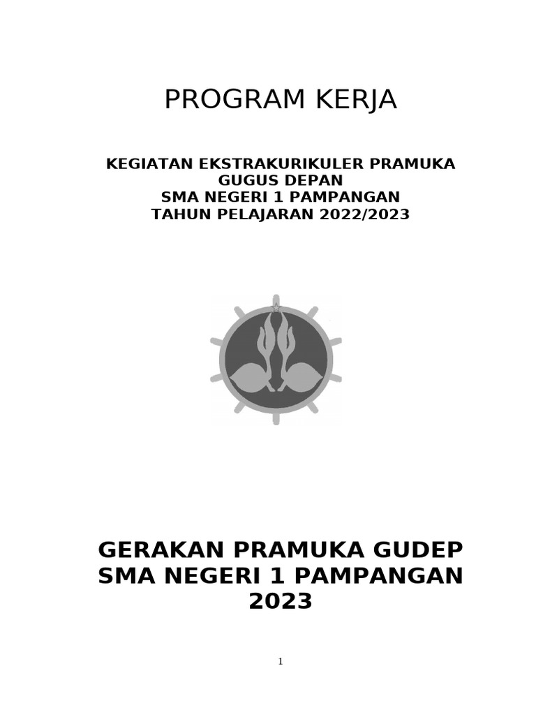 PROGRAM_KERJA_GERAKAN_PRAMUKA_GUDEP_611-_(1)[1] | PDF