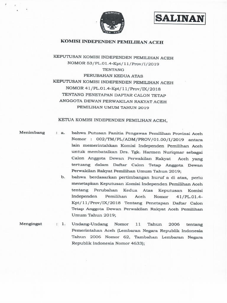 Tgk. Harmen Nuriqmar | PDF