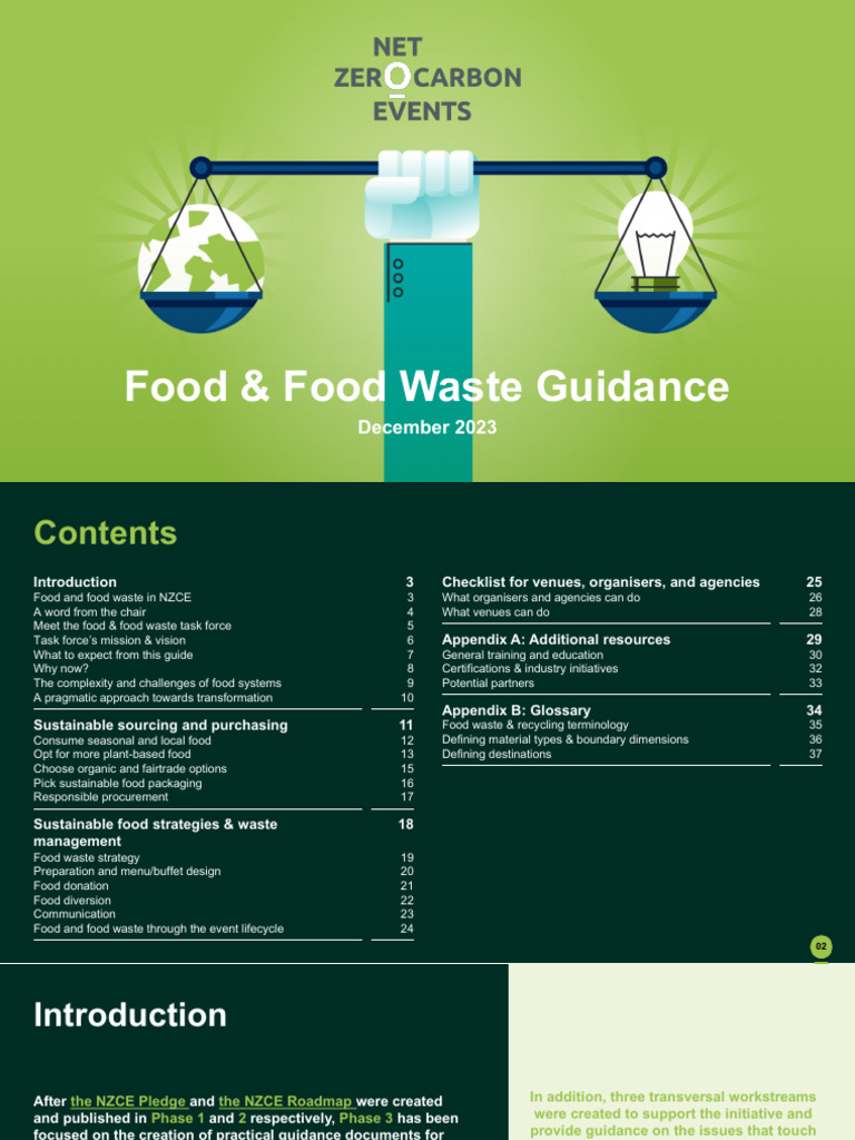 NZCE Food Food Waste Guidance Document AW 03 Dec 2023 | PDF | Carbon ...