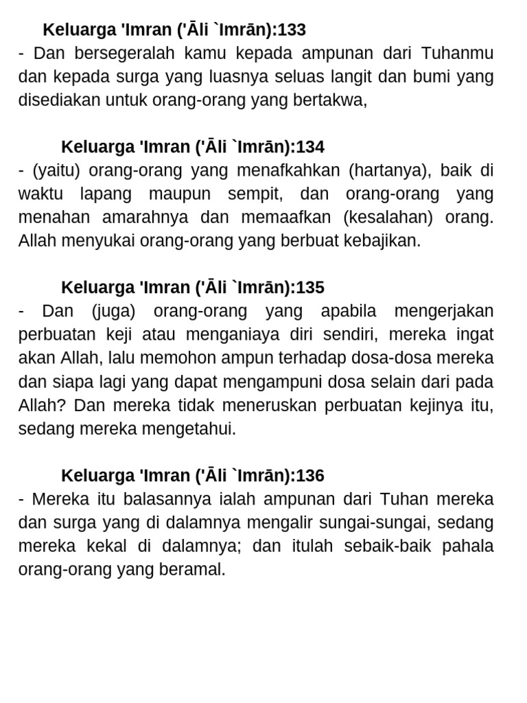 Print Mamah Ali Imran | PDF
