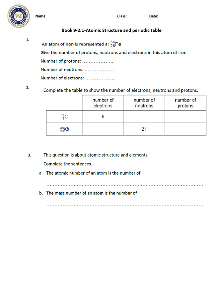 Week 10 HW Pack AK | PDF | Chemical Elements | Periodic Table