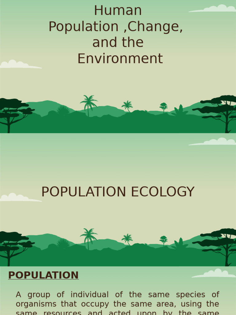 Human Population and Environmental Impact | PDF