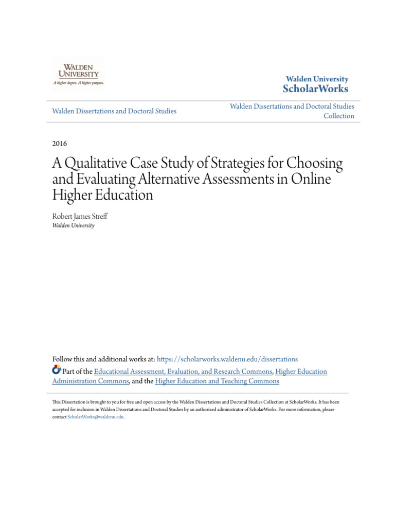 A Qualitative Case Study of Strategies For Choosing and Evaluatin | PDF ...