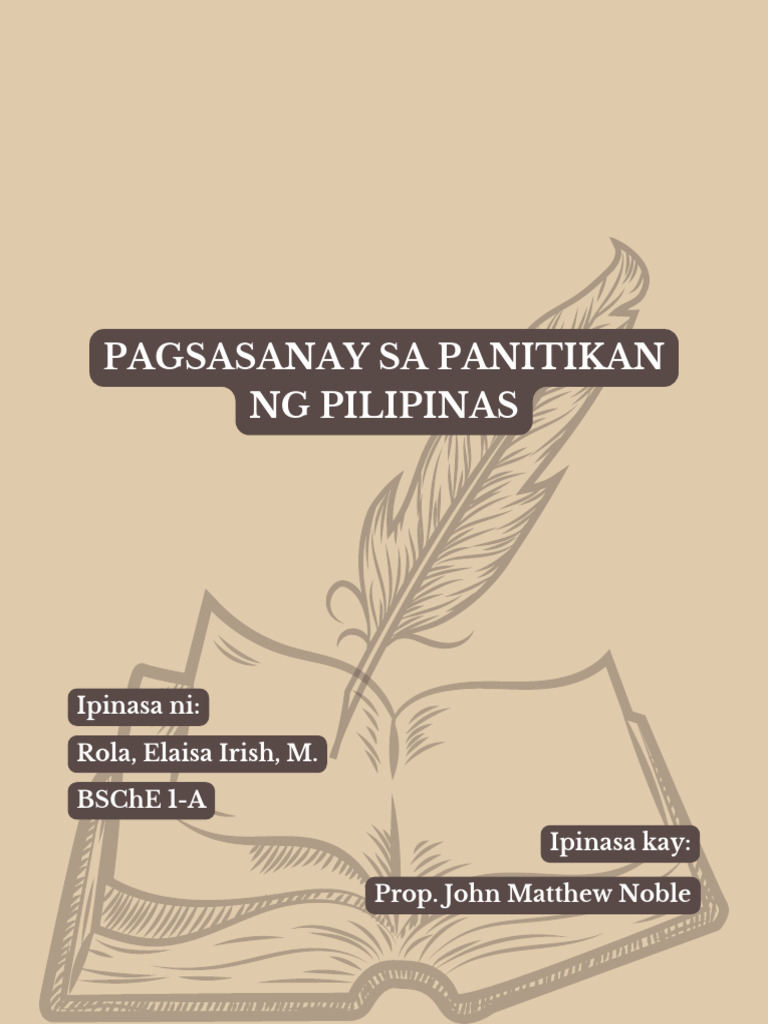 Panitikan NG Pilipinas-Pagsasanay 02 | PDF