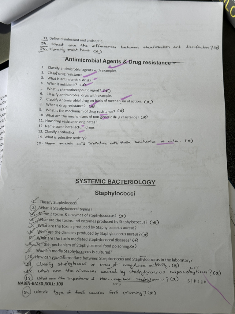 Systemic Bacteriology + Media Box Questions | PDF