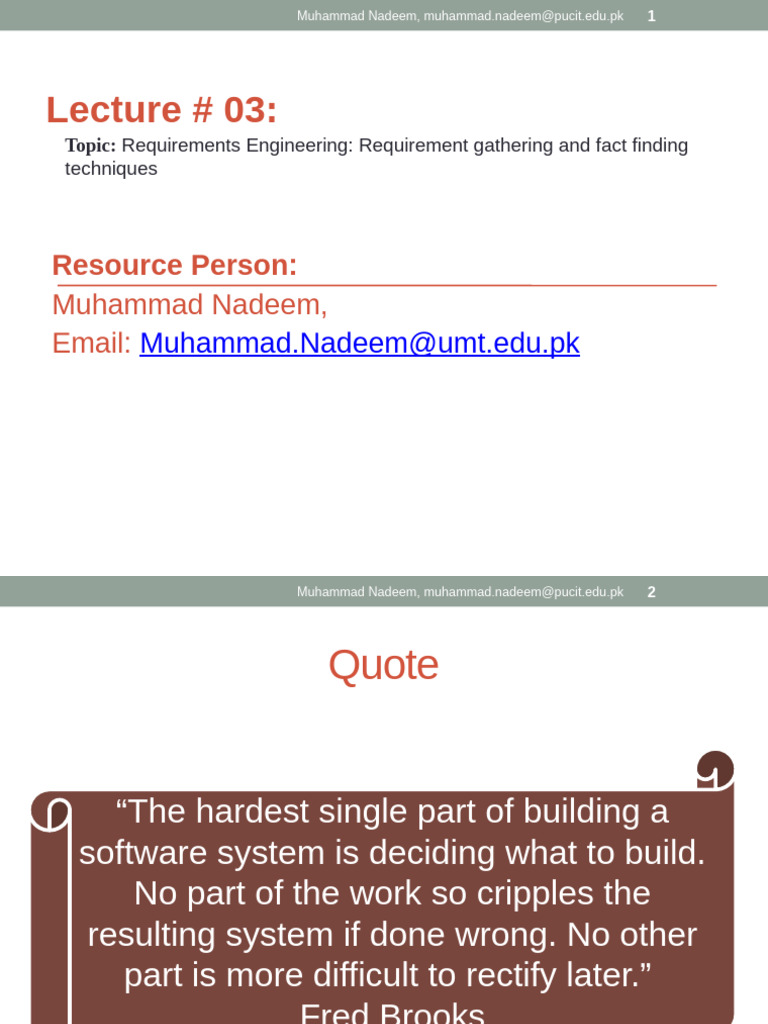 SE Lec 3 Intro To Req Engineering (Updated) | PDF | Point Of Sale | System