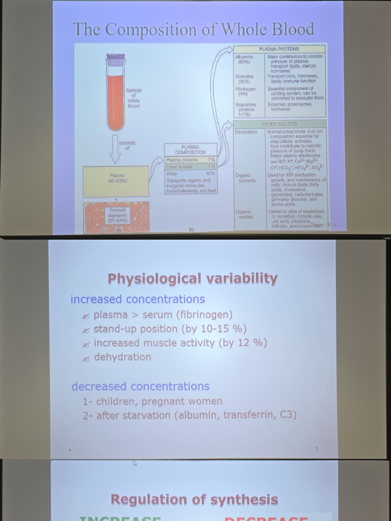 Physio Nov 20 Lec. 2 | PDF | Coagulation | Blood Plasma