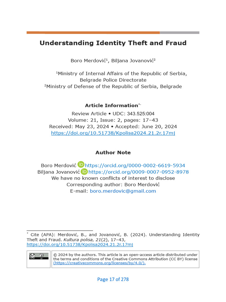 Understanding Identity Theft | PDF | Phishing | Identity Theft