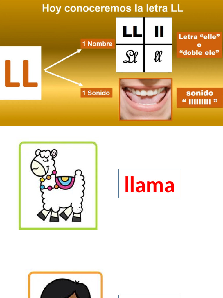 Presentación Letra Ll | PDF