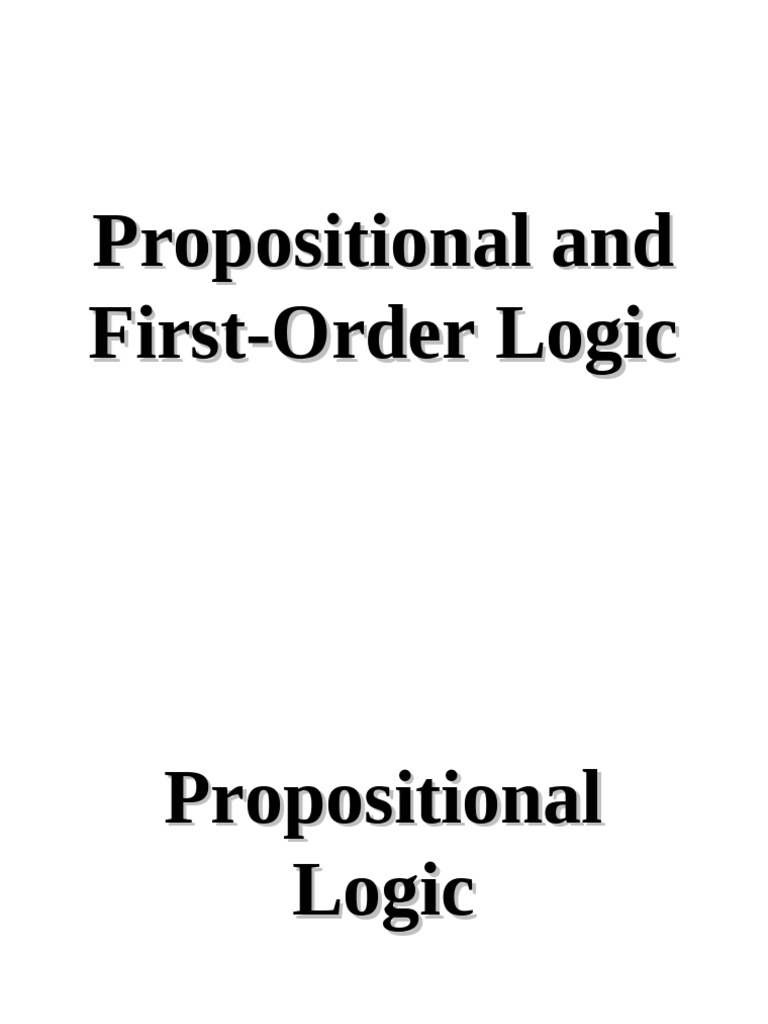 AI Logic | PDF | Interpretation (Logic) | Logical Truth AI Logic | PDF | Interpretation (Logic) | Logical Truth