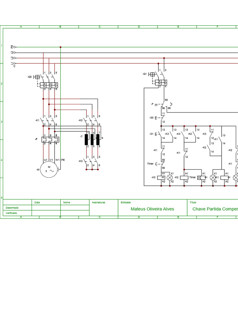 Chave de partida compensadora Mateus Oliveira IELT21 | PDF