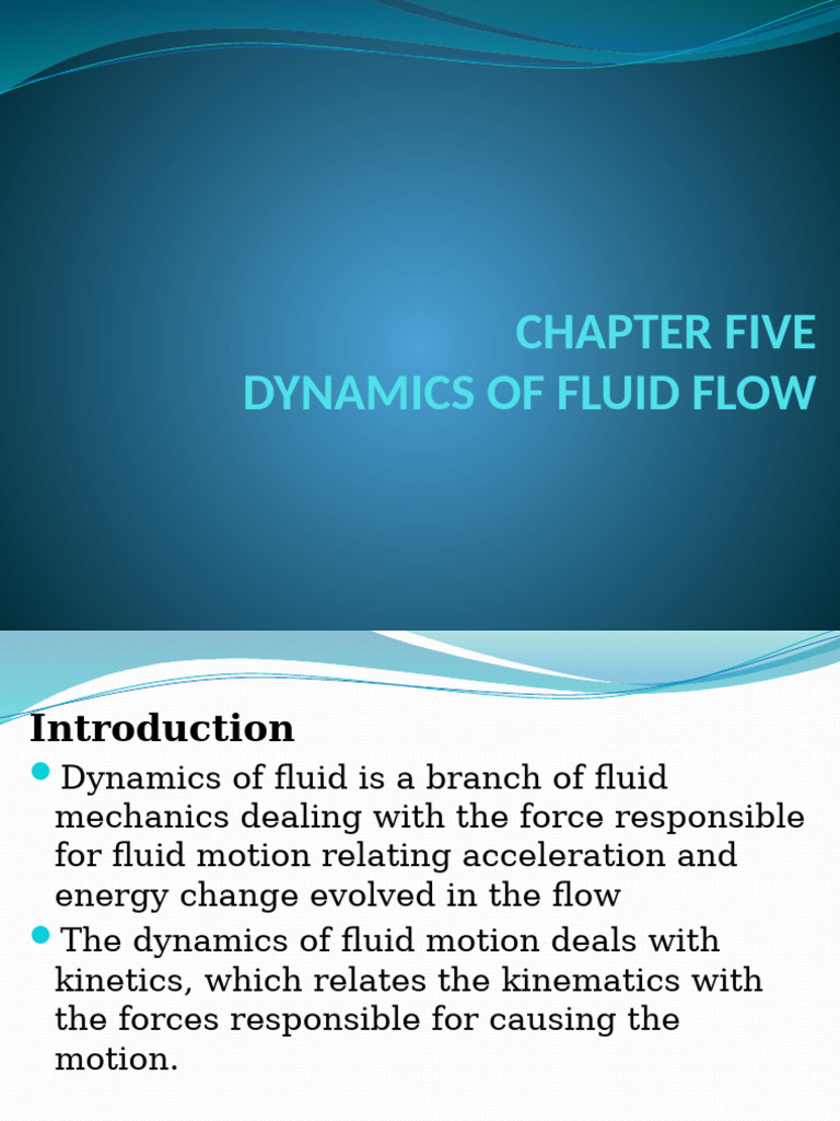 HYDRAULICS ONE ch5 | PDF | Fluid Dynamics | Flow Measurement
