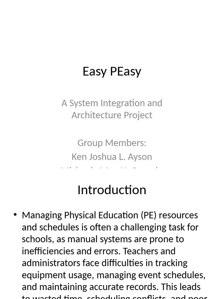 Easy PEasy Presentation Complete | PDF | Computer Hardware | Reliability Engineering