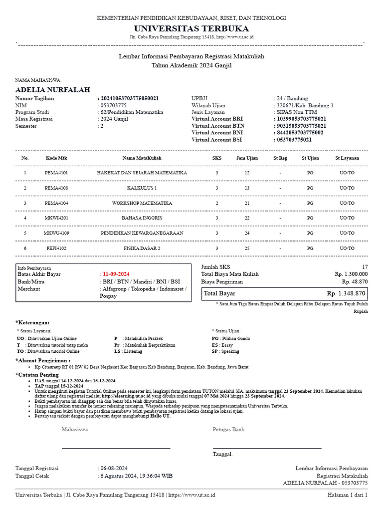 UT _ Student Record System | PDF